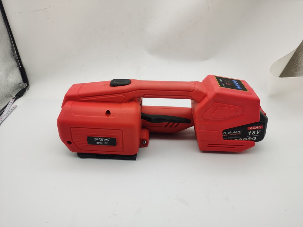 18V LITHIUM BATTERY OPERATED STRAP MACHINE WITH 2 BATTERY (18V 4AH ...
